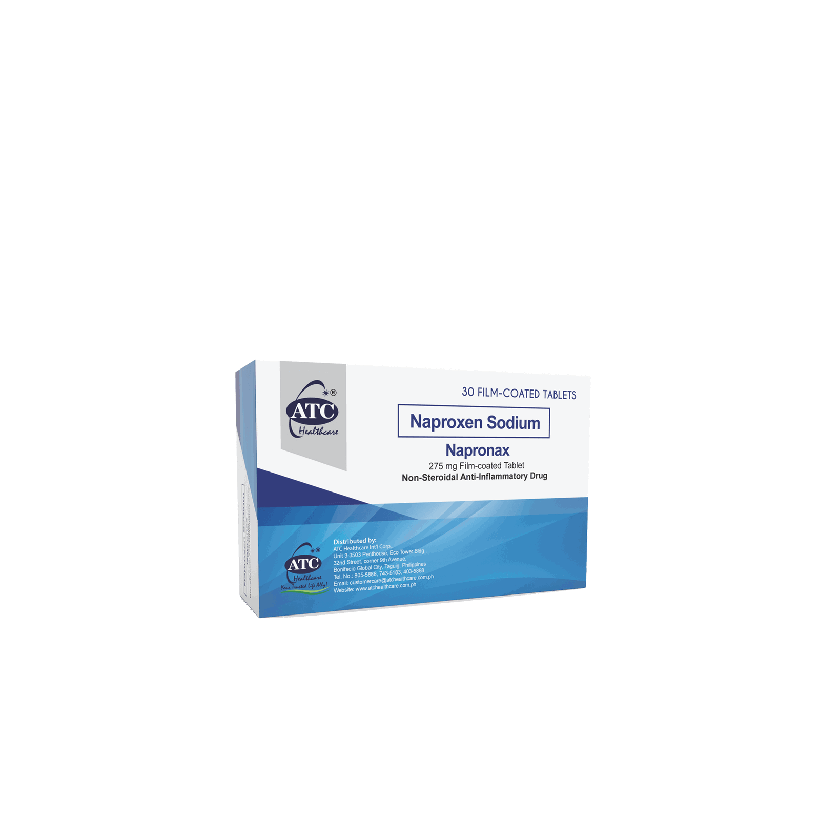 NAPRONAX Naproxen Sodium 275mg Film-Coated Tablet 30's price in the ...